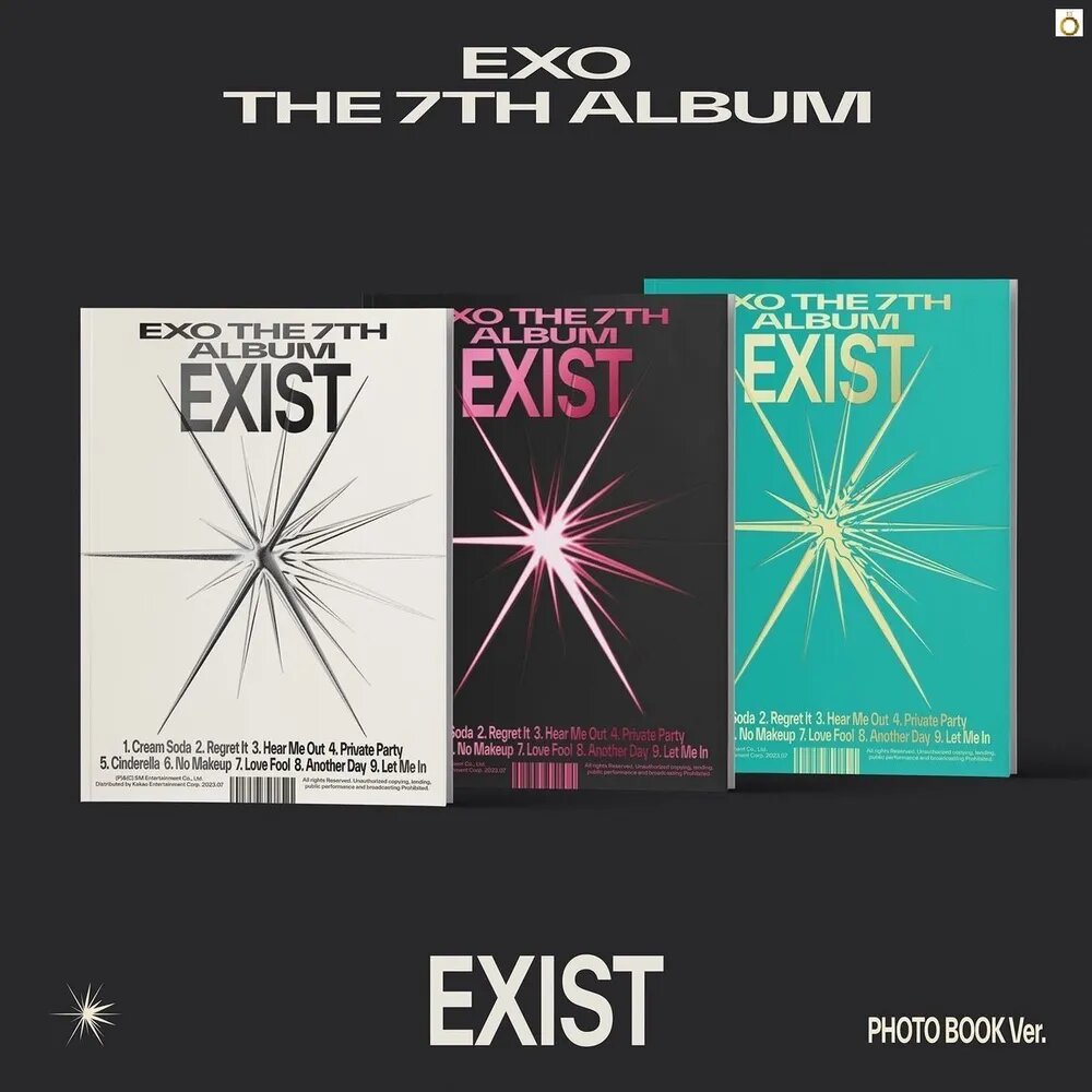 EXO THE 7TH ALBUM EXIST Фотобук Photo Book Ver. K-pop CD Официальный альбом