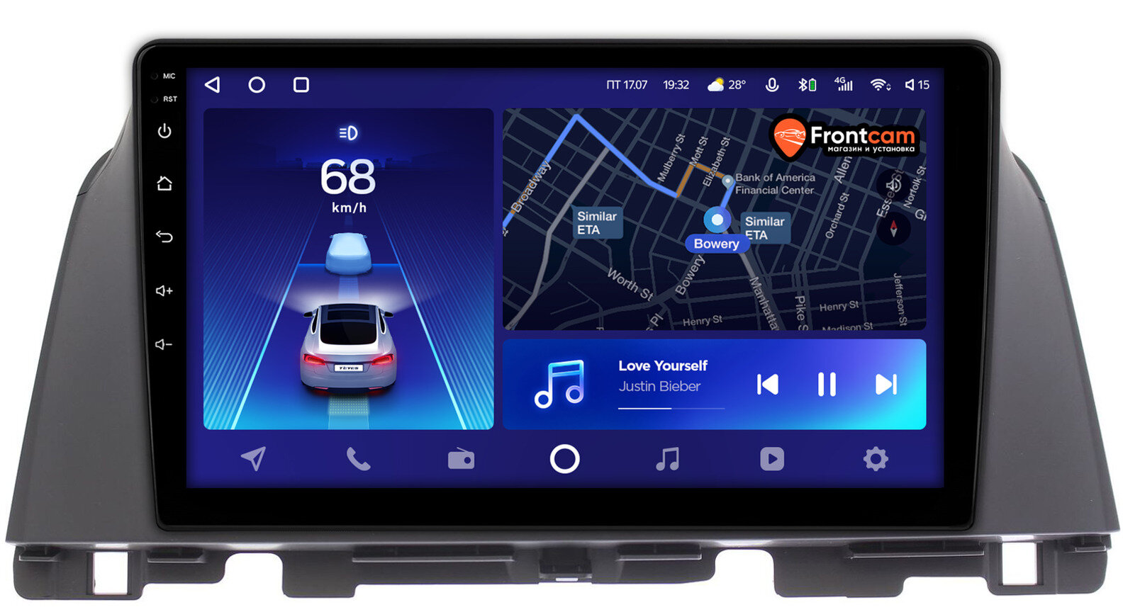 Штатная магнитола Kia Optima 4, K5 2 2015-2020 авто без камеры Teyes CC2 PLUS 6/128 10" RM-10-647 Android 10 (4G-SIM, DSP, QLed)