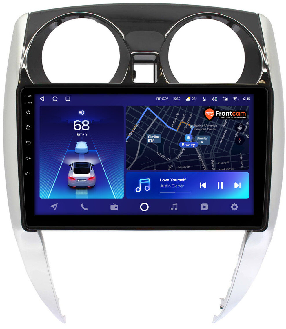 Штатная магнитола Nissan Note 2 2012-2020 Teyes CC2 PLUS 6/128 10" RM-10-539 Android 10 (4G-SIM, DSP, QLed)