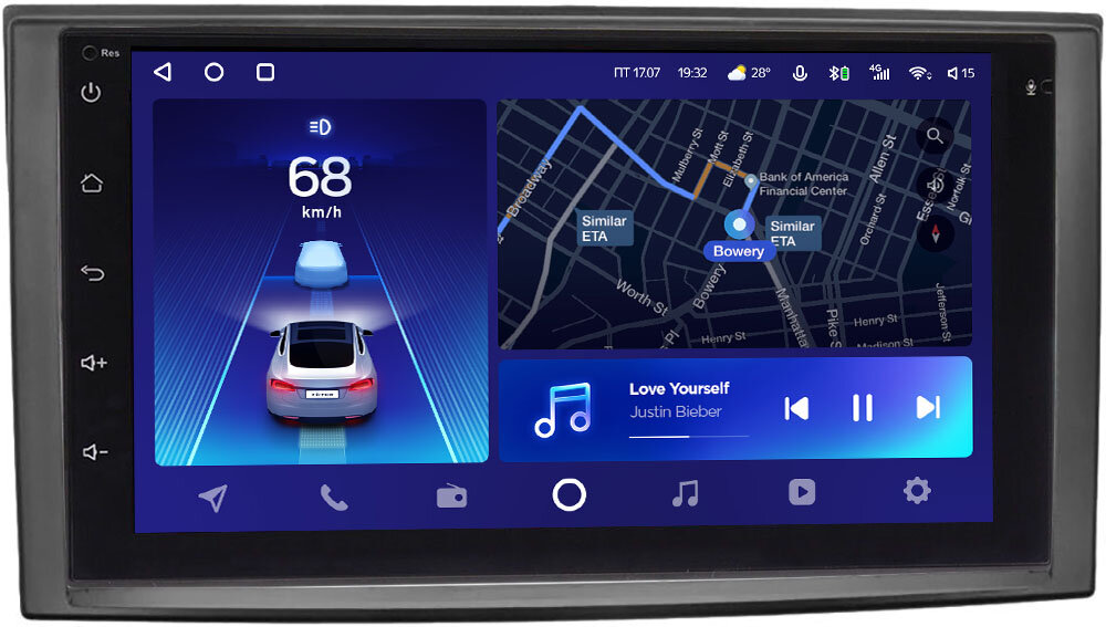 Штатная магнитола Kia Cerato I, Optima 2, Magentis 2 2003-2010 Teyes CC2 PLUS 4/64 7" RP-KICAB-295 Android 10 (4G-SIM, DSP) (173х98)