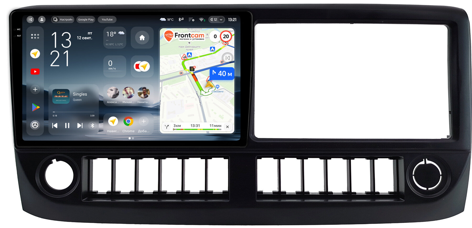 Штатная магнитола Foton Aumark (BJ, S85, S100, S120) 2017-2025, Ollin 2023-2025 Teyes CC4 Pro 2K 8/128 9.5" RM-9-0796 Android 13 (4G-SIM, DSP, QLed, A