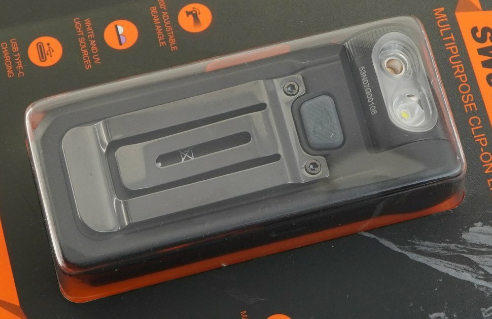 Многофункциональный фонарь с ультрафиолетом Fenix SW05R-UV черный