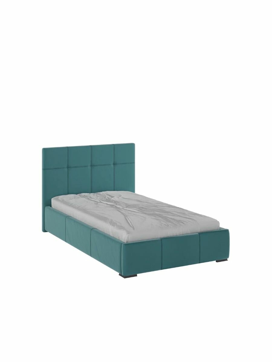 Домани, кровать интерьерная Рио, 1,2 м, с подъемным механизмом, 1360х1050х2230, Бирюза