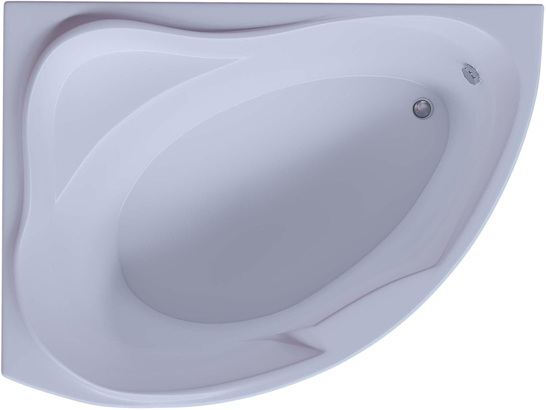 Акриловая ванна Aquatek Альтаир 160x120 L с экраном