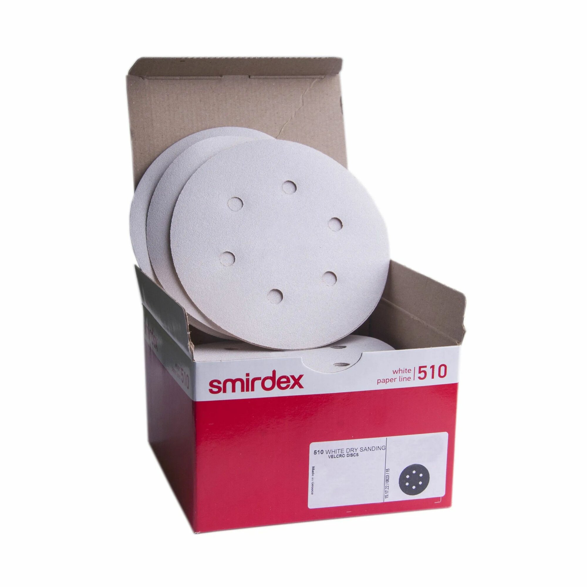 P 100 Абразивный круг SMIRDEX 510 White. D225мм. 6 отверстий ( 1шт.)