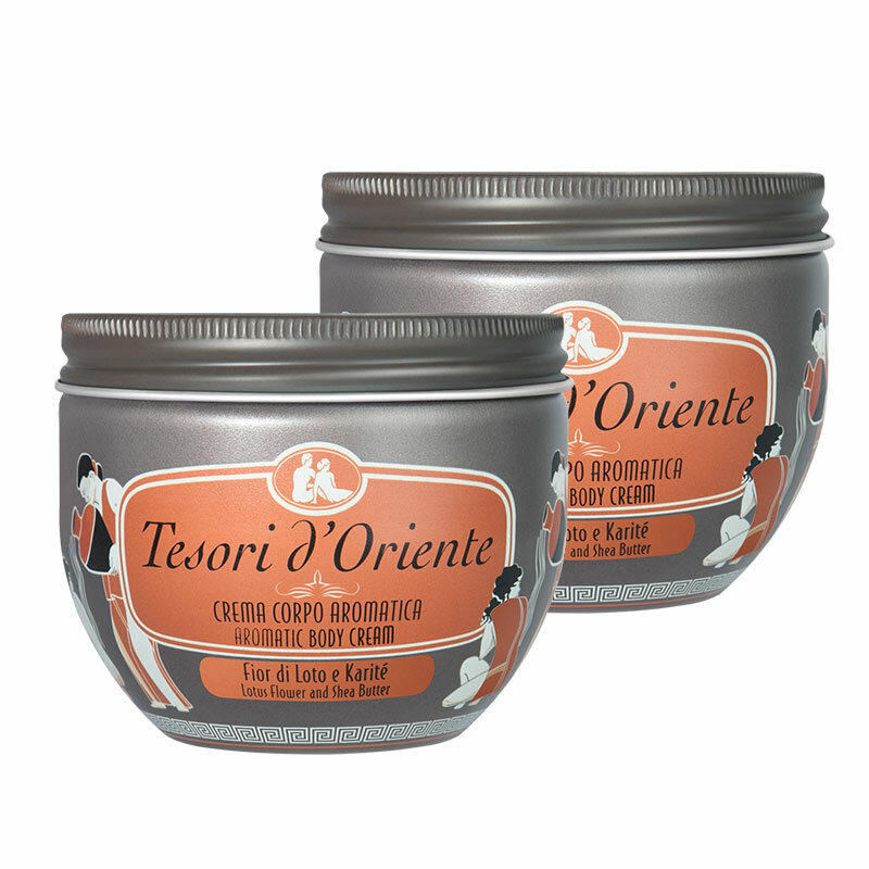 Увлажняющий ароматный крем для тела унисекс Tesori D'Oriente, Итальянская версия, 300 мл, Долговременный аромат