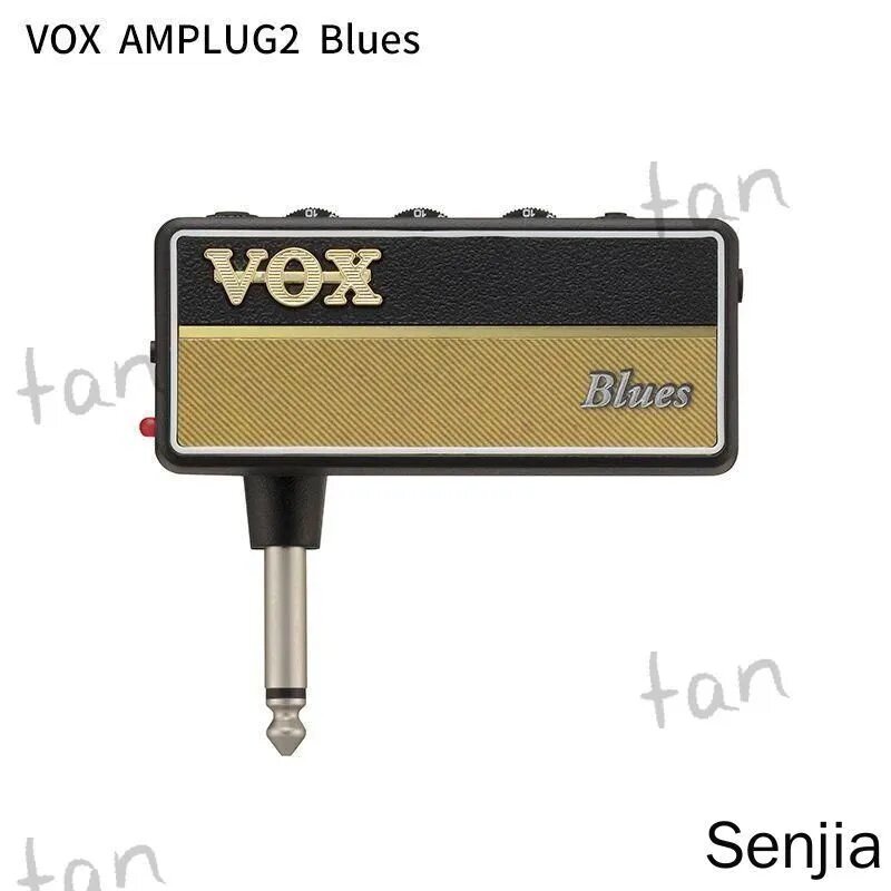 VOX AMPLUG2 Blues Процессор эффектов портативный для наушников, цвет оливковый