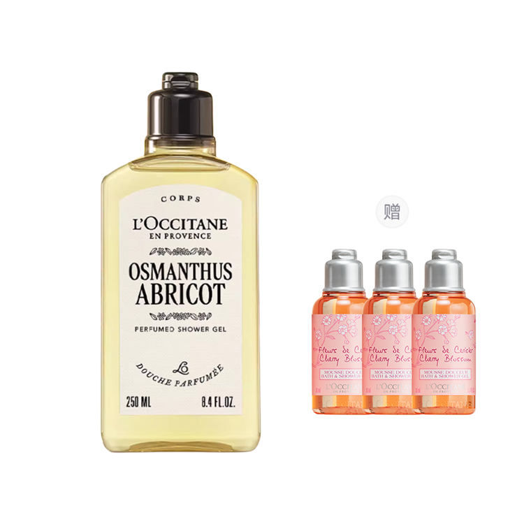 Гель для душа женский LOCCITANE Cloud Laurel, увлажняющий с контролем масла repairing