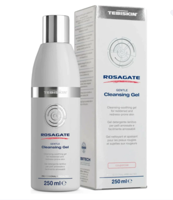 TEBISKIN Rosagate Gentle Cleansing Gel Деликатный очищающий гель Розагей, 250 мл.