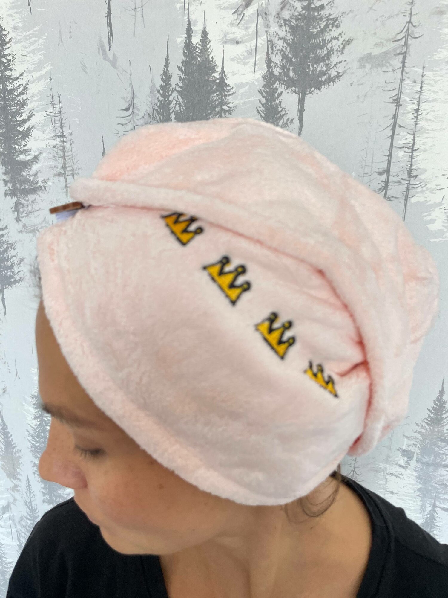 Чалма полотенце для сушки волос