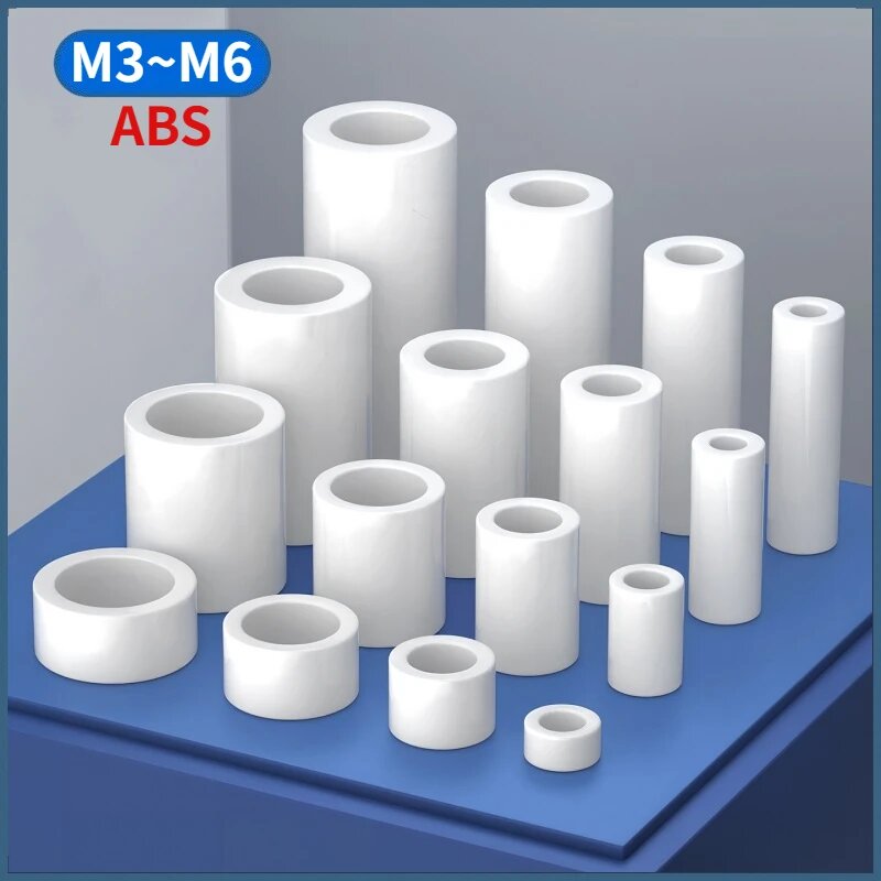 Белые изоляционные колонны ABS, длина 3mm (200шт)