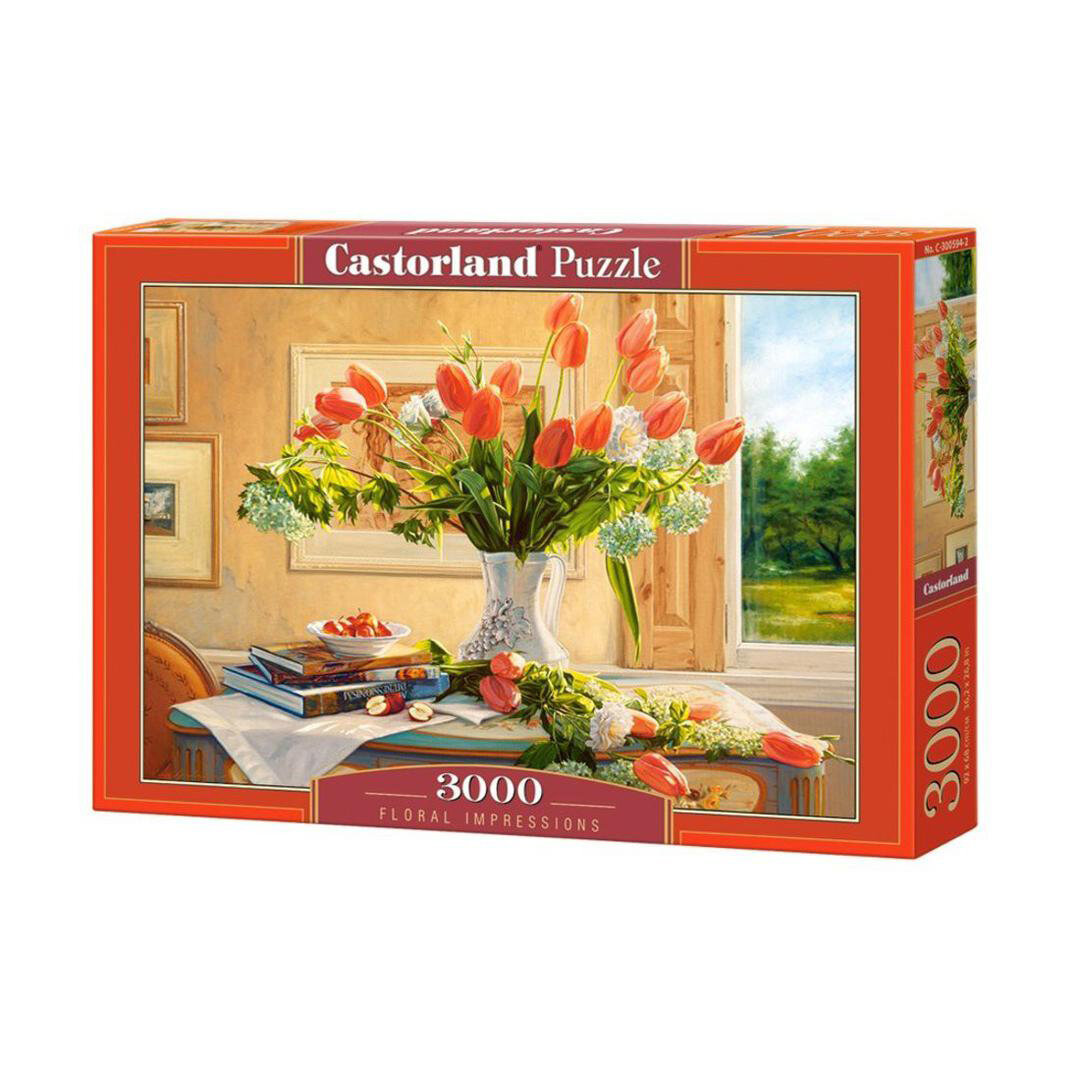 Пазл Castorland 3000 Цветочная импровизация, арт. C-300594, классический