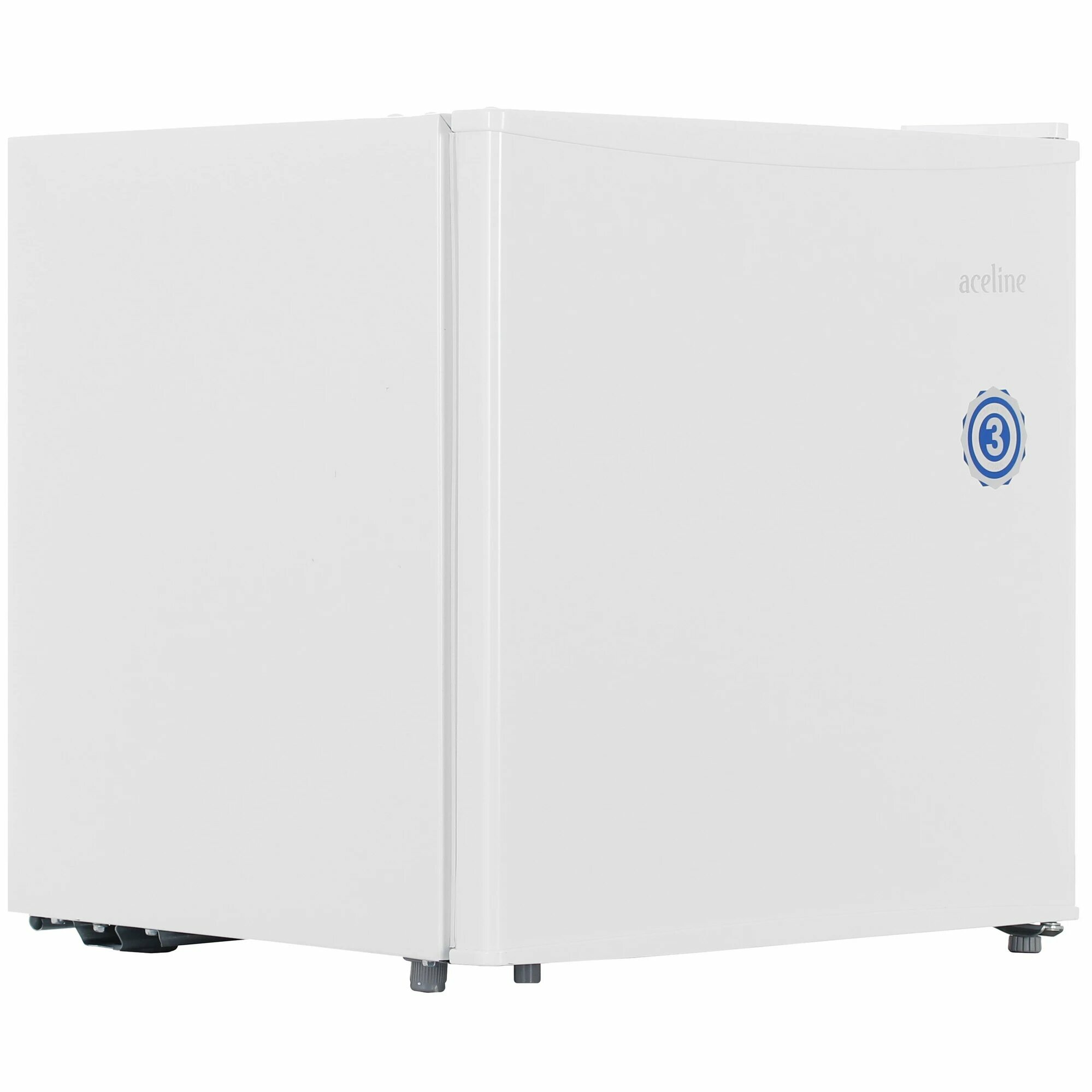 Холодильник Aceline S05AMA, компактный, металлический корпус, белый
