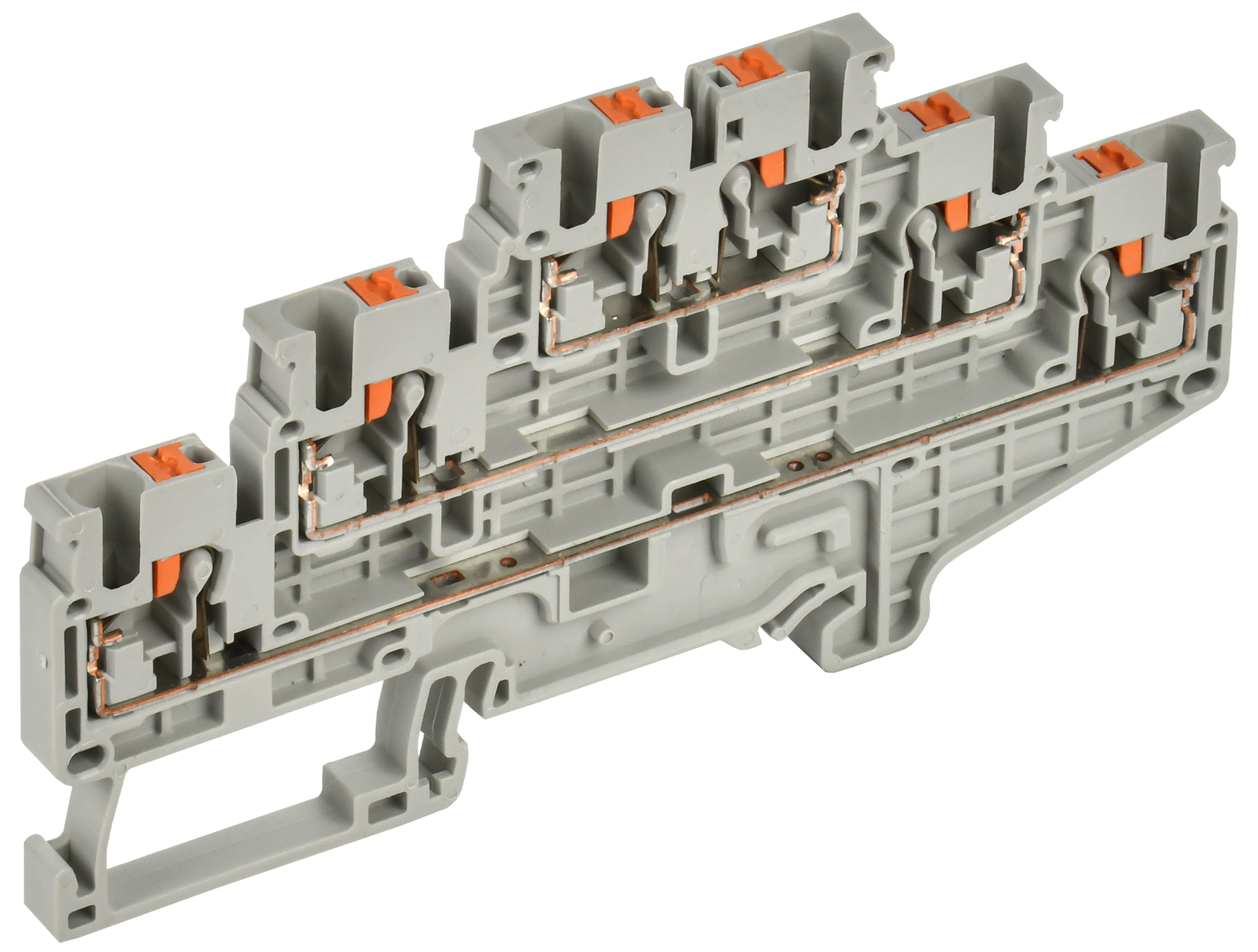 ARMAFIX Клемма пружинная Push-in CP-ML 3 ур. 2,5мм2 серая IEK IEK YCT23-00-3-K03-002