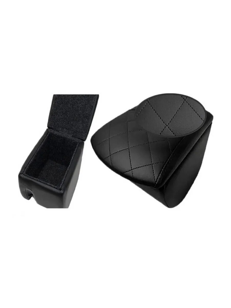 Автоподлокотник "Ромб" (экокожа) для Nissan Note