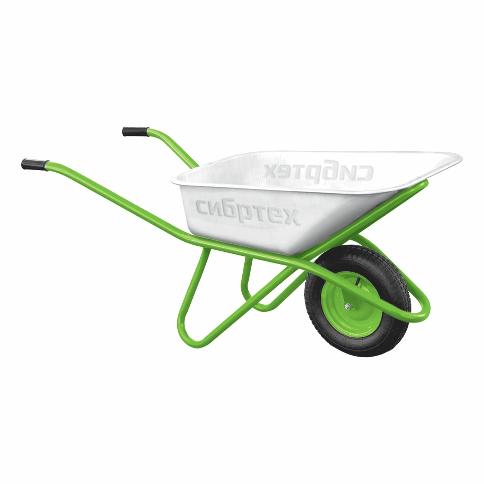 Тачка садово-строительная грузоподъемность 170 кг объем 110 л Сибртех, 689638