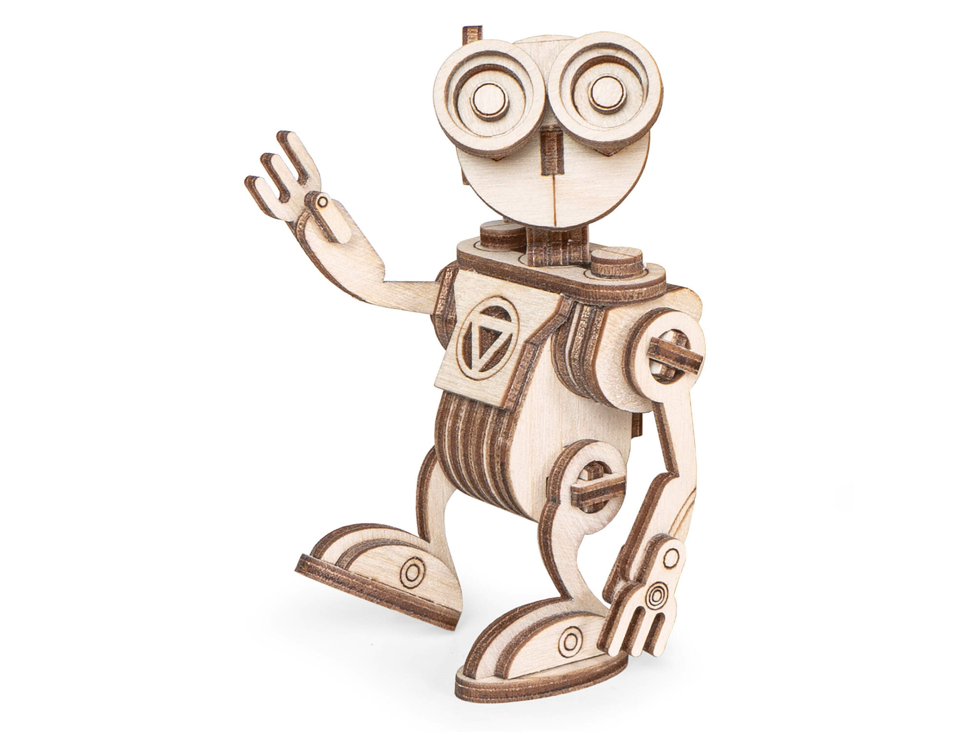 Деревянный конструктор Lemmo toys робот Санни 60 деталей 0076 5+