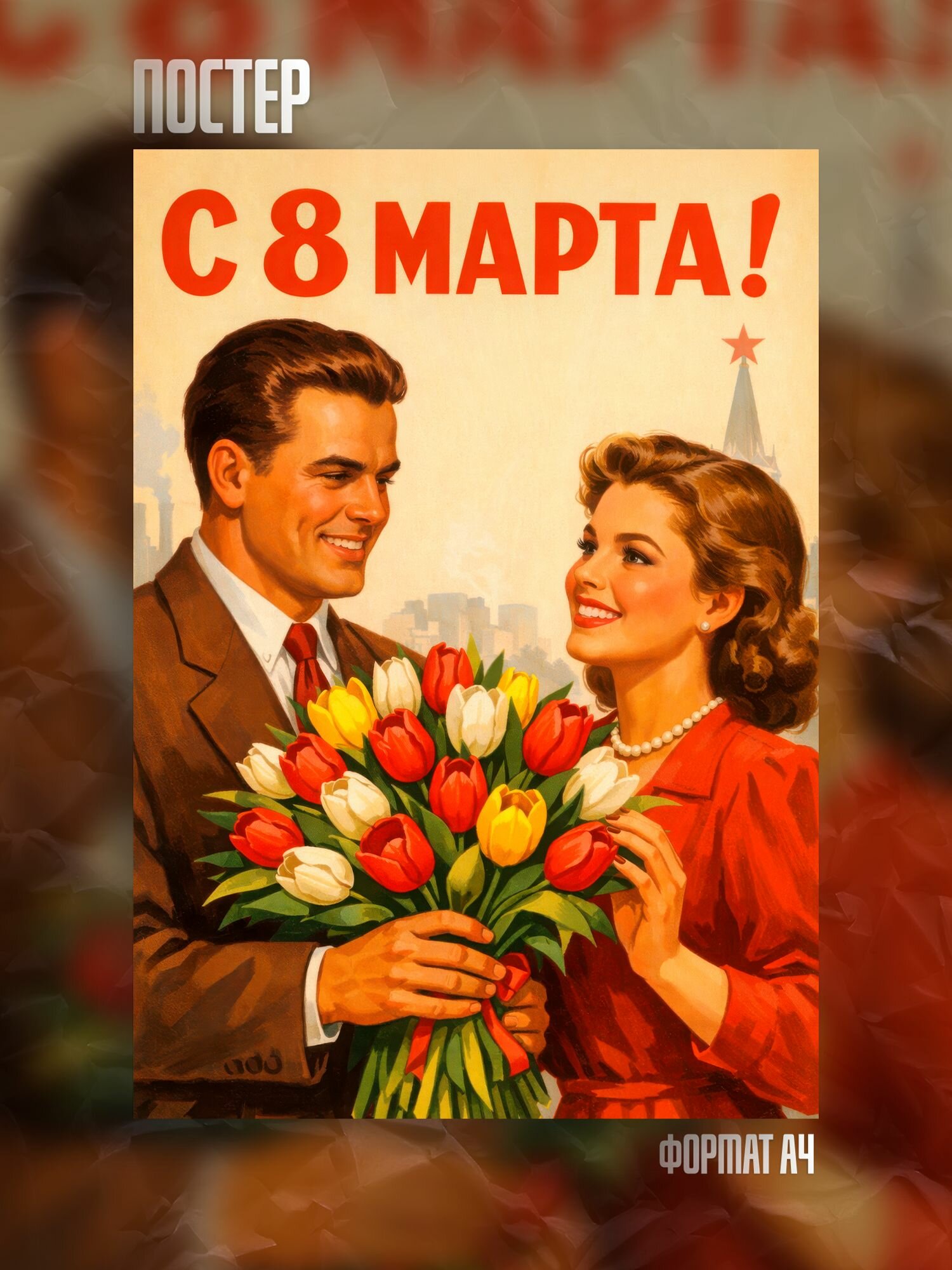 Плакат 8 марта