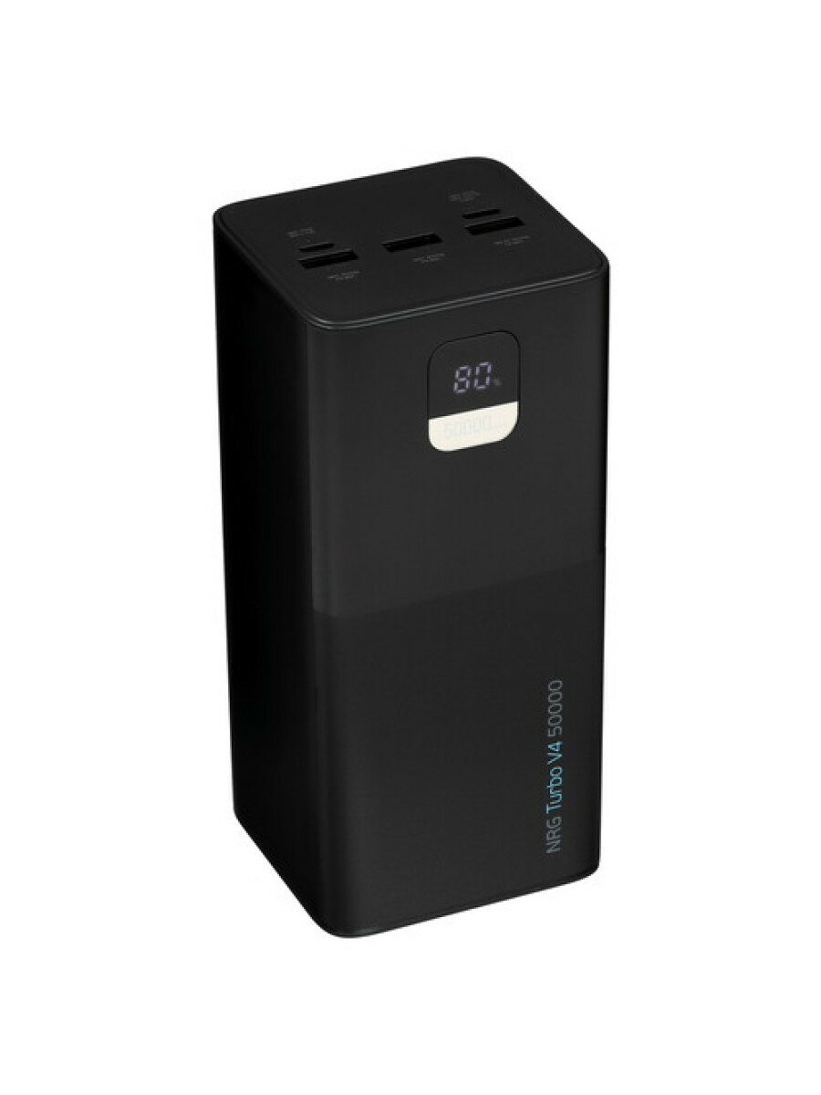 Портативный аккумулятор DEPPA NRG Turbo V4 черный 30000 ма ч