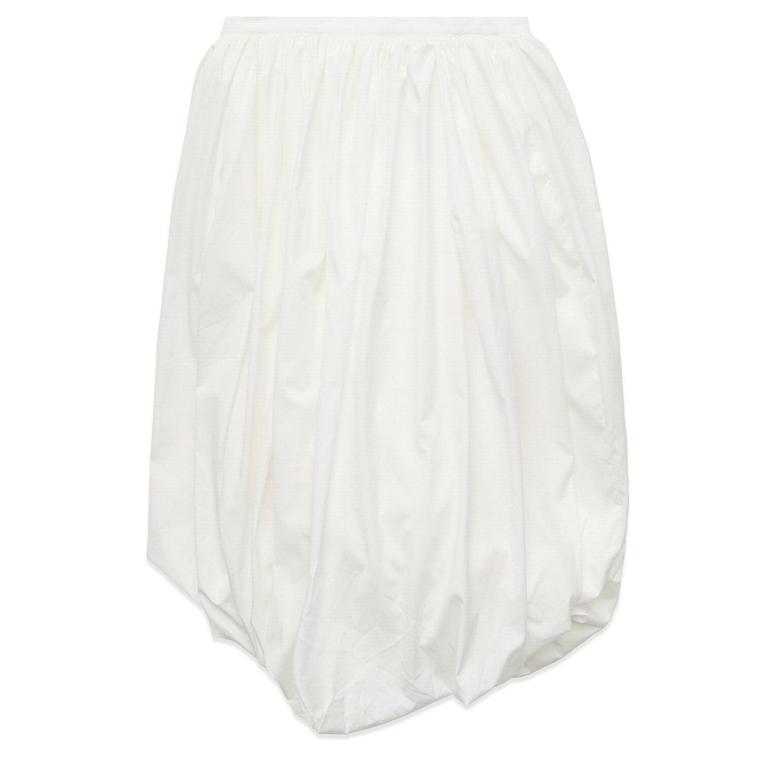 Юбка Юбка Marni White Organic Poplin Balloon Midi Skirt