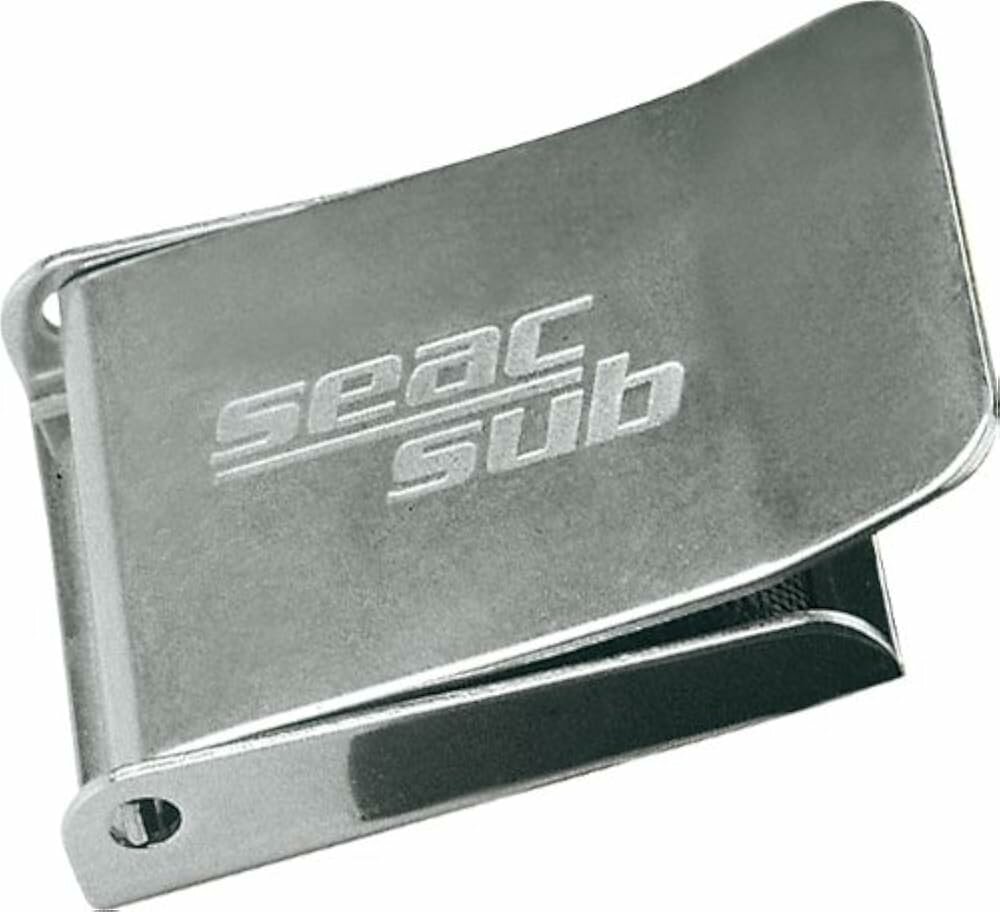 Пряжка металлическая для грузового пояса Seac Sub, нержавейка, трёхщелевая