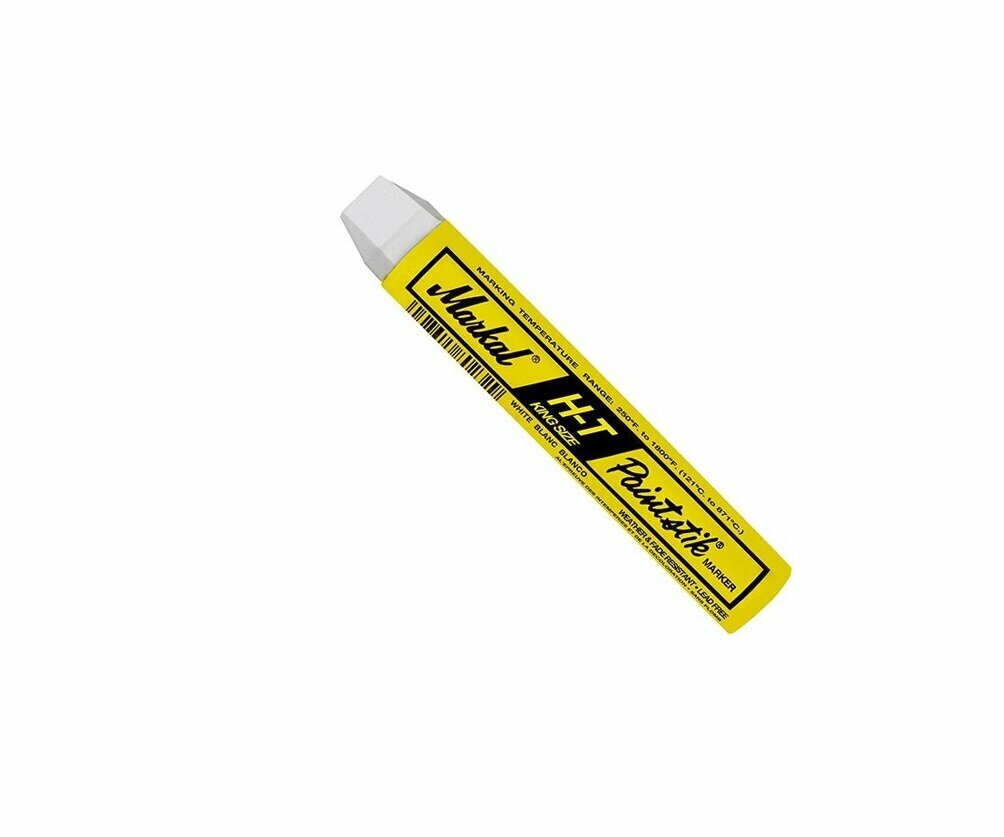 Маркер перманентный на основе твердой краски MARKAL HT Paintstik белый (81220)