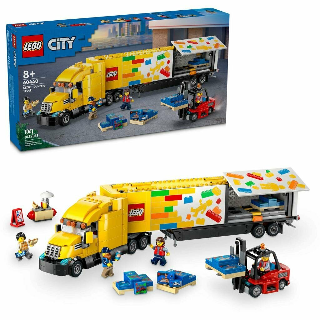 Конструктор LEGO City Грузовик-доставщик 60440, 1061 деталь, от 8 лет