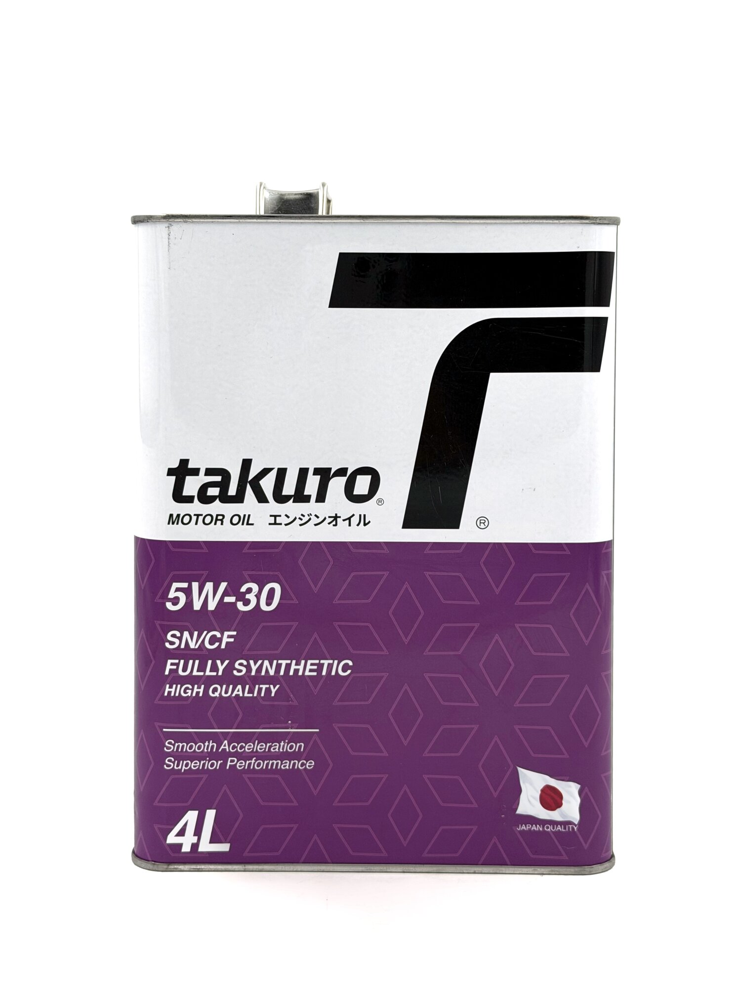 Масло моторное Takuro 5W-30 SN/CF, 4 литра, синтетическое, для авто