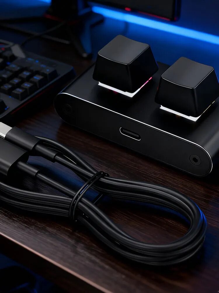 Механическая автономная клавиатура для игр с металлическим корпусом, разъемом Type-C