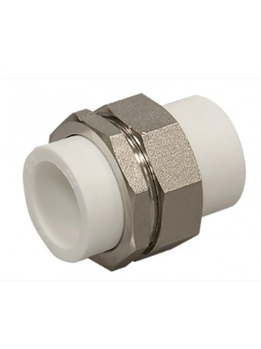 Муфта полипропилен 20* разъемная VIEIR американка для отопления и водоснабжения 1шт