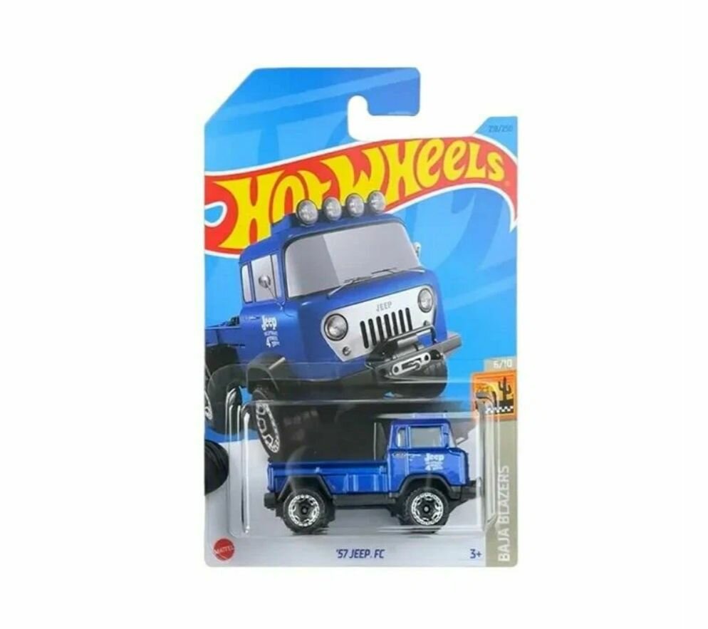 Машинка базовая Hot Wheels 57 Jeep FC синий