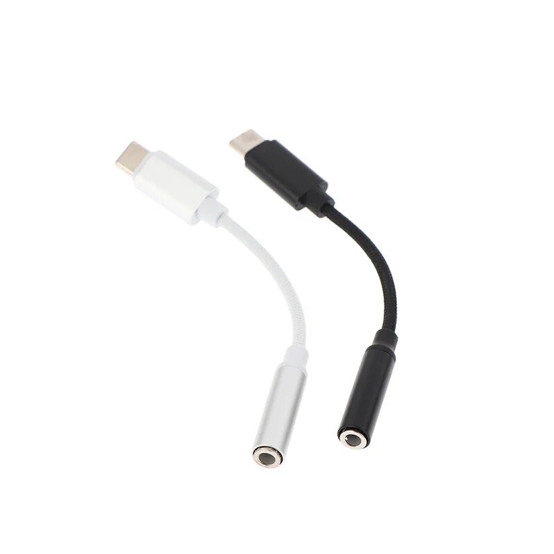 USB адаптер Type-C на 3.5 мм AUX, Silver — фото 1