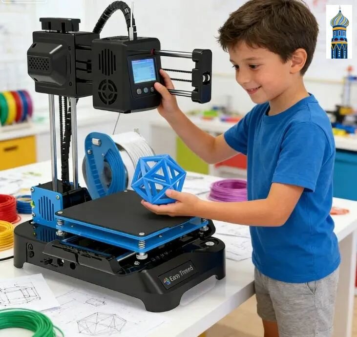 3D-принтер K7 для начинающих: безопасный, тихий, с автоматической калибровкой