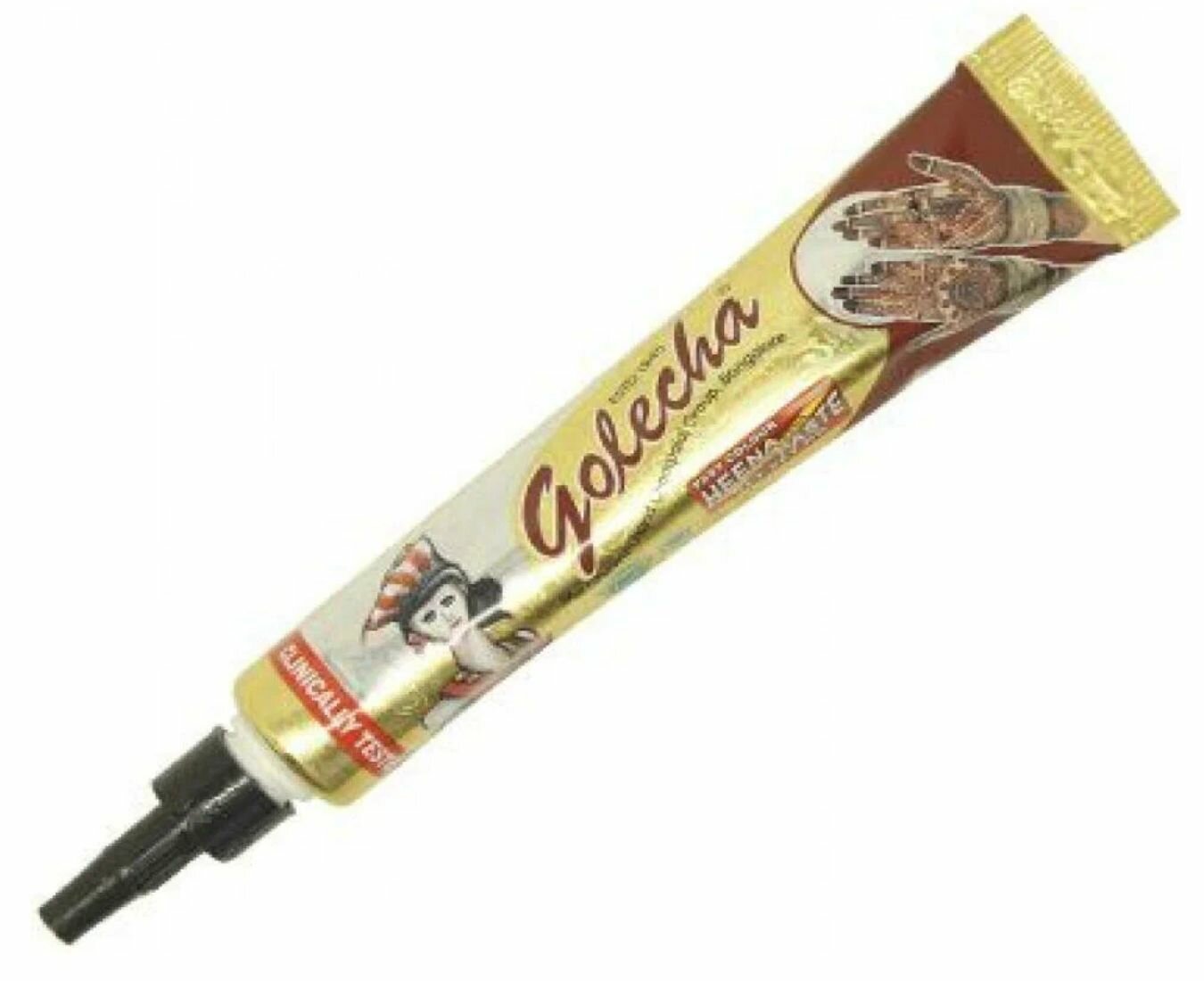 Коричневая хна для мехенди в тюбиках, Голеча, тюбик, 25 г. / BROWN Mehendi Tube, Golecha