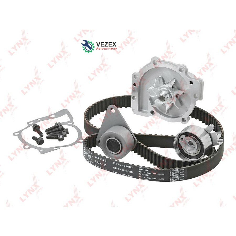 LYNXAUTO PW1021 рем. к-кт ГРМ! с помпой\ Renault Laguna, Volvo C70/S40/S60/S70/S80/V40/V70/XC70/XC90 93>