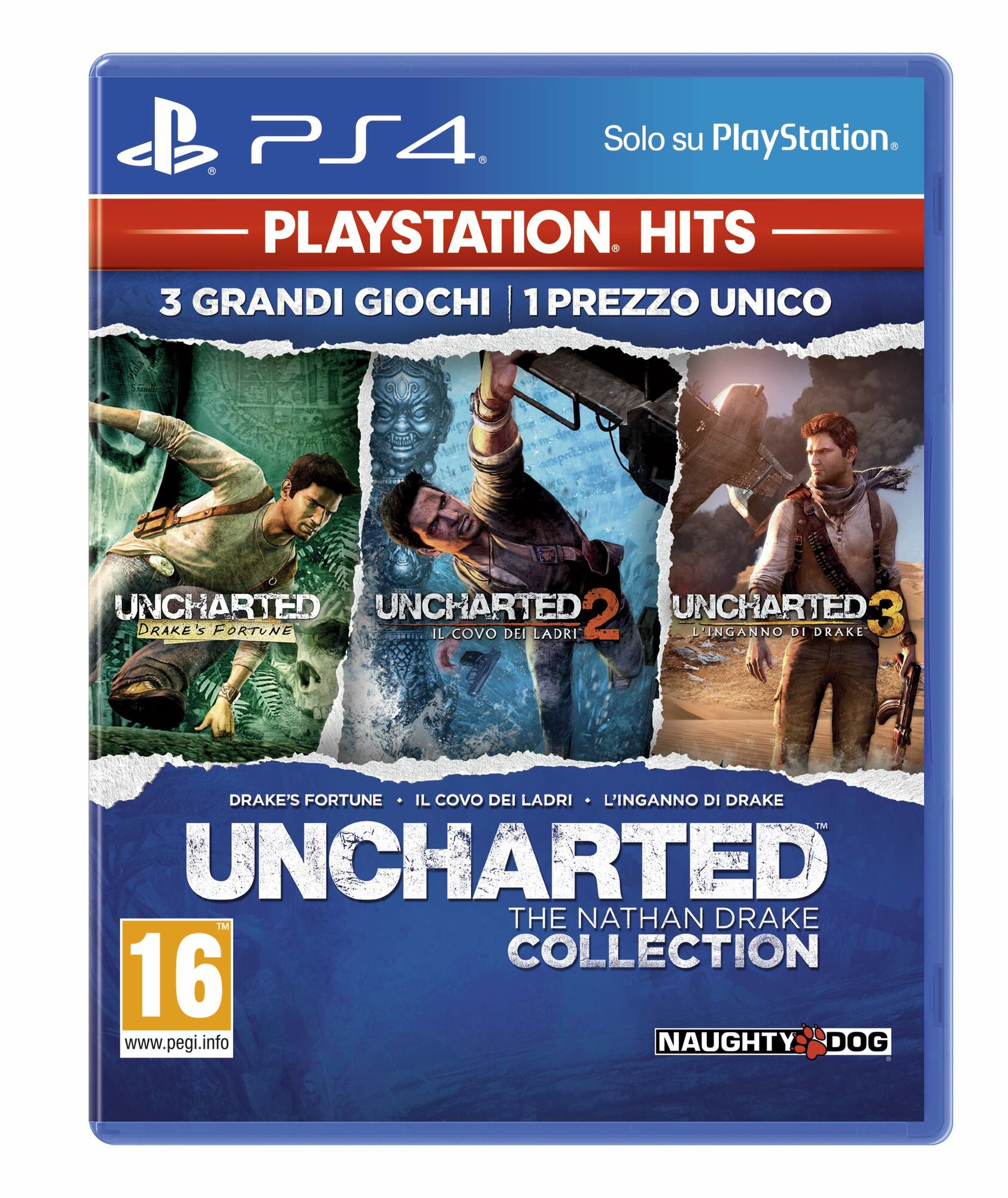 Игра. Uncharted: The Nathan Drake Collection (PlayStation Hits) [PS4] (EU pack, RU version)