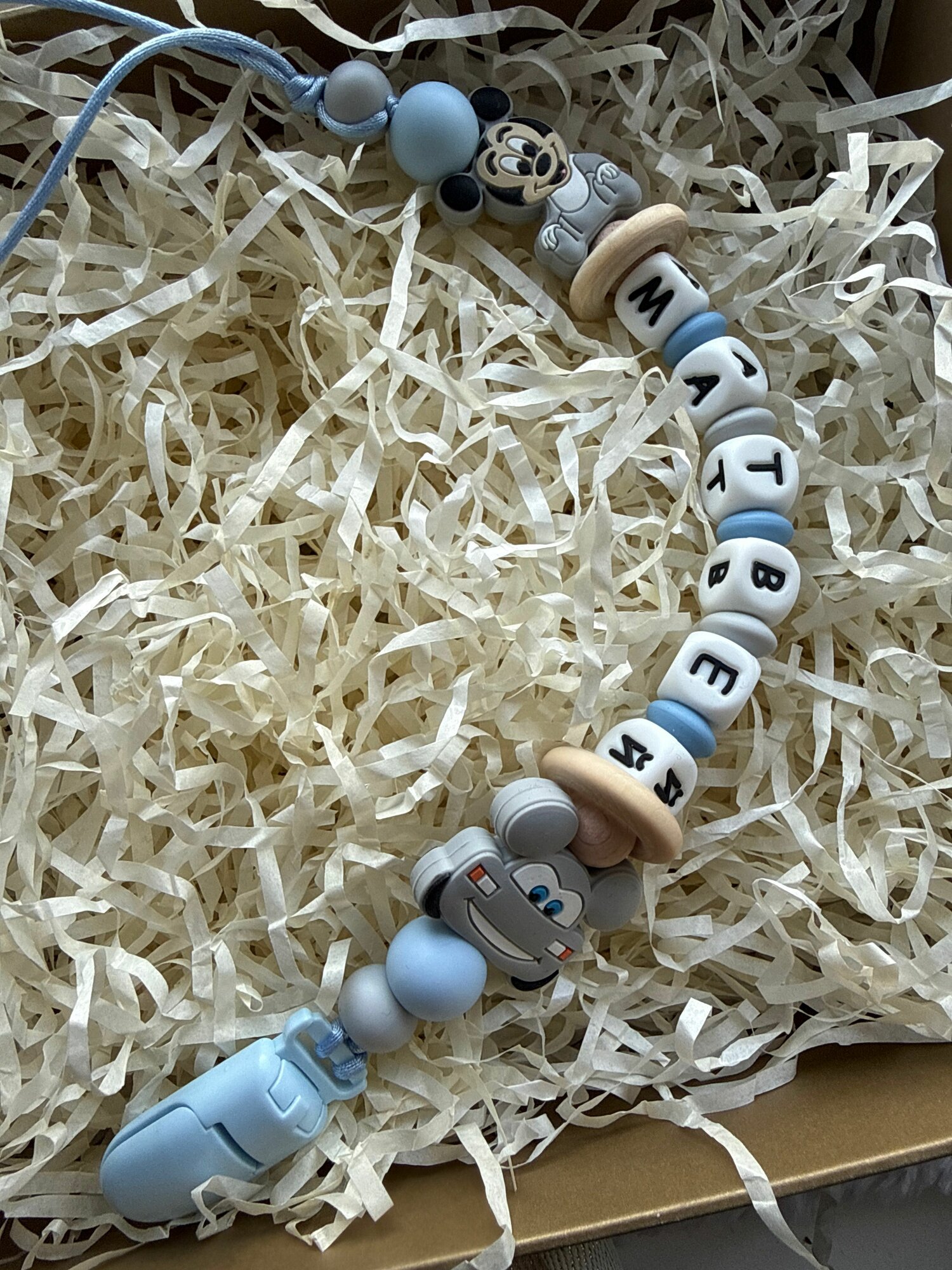 Держатель именной для соски Матвей