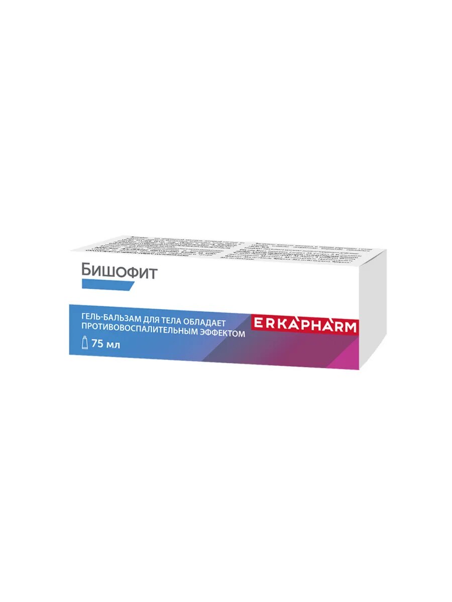 Эркафарм Бишофит, гель-бальзам для тела, 75 мл, 1шт.