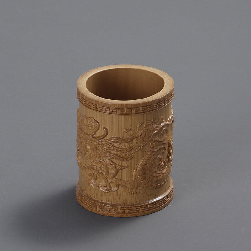 Ручная работа: бамбуковая чайная трубка, аксессуары для чайного сервиза, трубка для хранения принадлежностей для чайной церемонии, креативный держатель для ручек из бамбука и ротанга, корзина для палочек для еды.