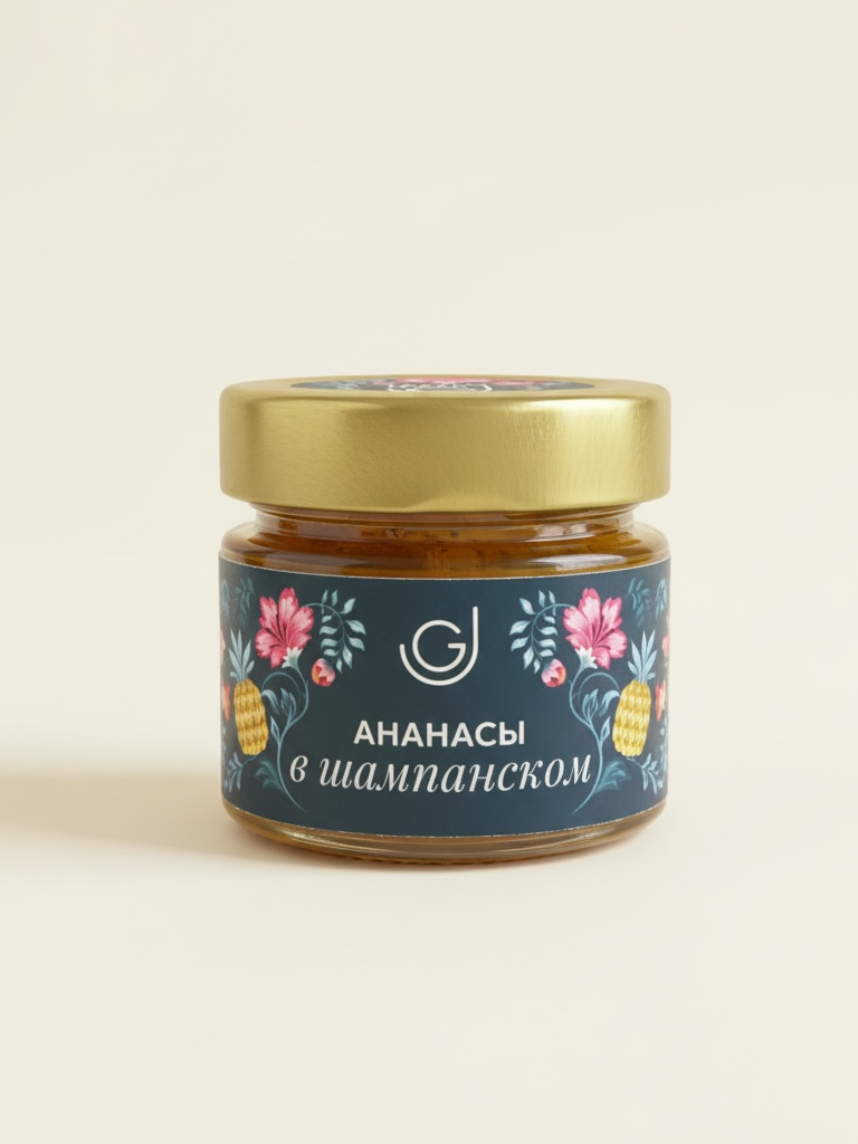 Джем «Ананасы в шампанском», 110 г