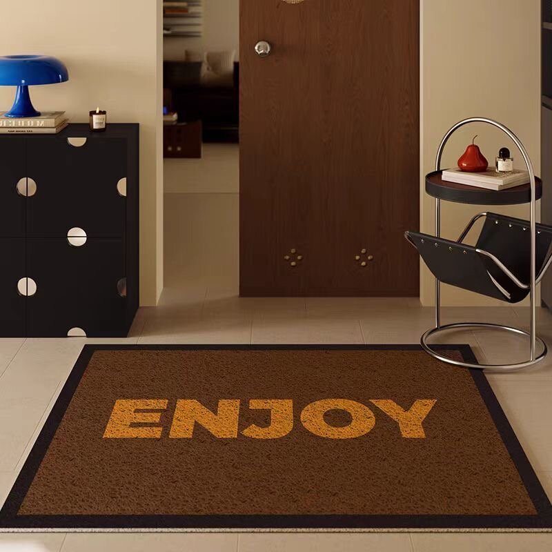 Коврик для пола Enjoy в японском стиле, 40x60 см, с нескользящей основой и впитывающим ворсом из silk ring