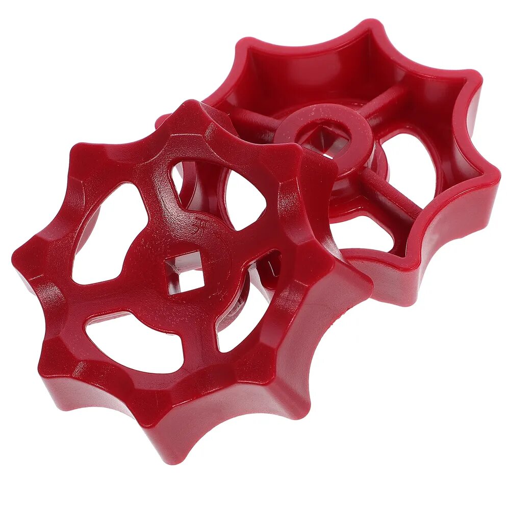 Пластиковая ручка клапана с квадратным отверстием 7 мм для водяного запорного крана, в наборе 2 шт