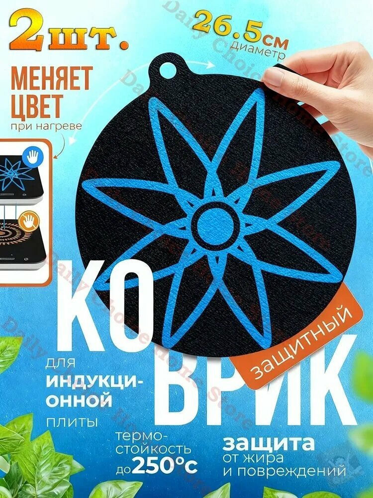 Защитный экран от брызг на плиту, 26.5 см, 2 шт