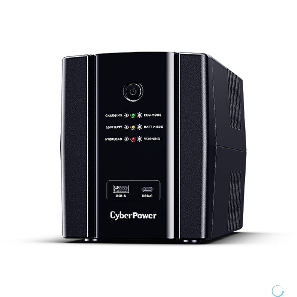 CyberPower UT2200EG ИБП {Line-Interactive, Tower, 2200VA/1320W USB/RJ11/45/USB charger A/C (4 EURO), 12В/9 Ач х 2}