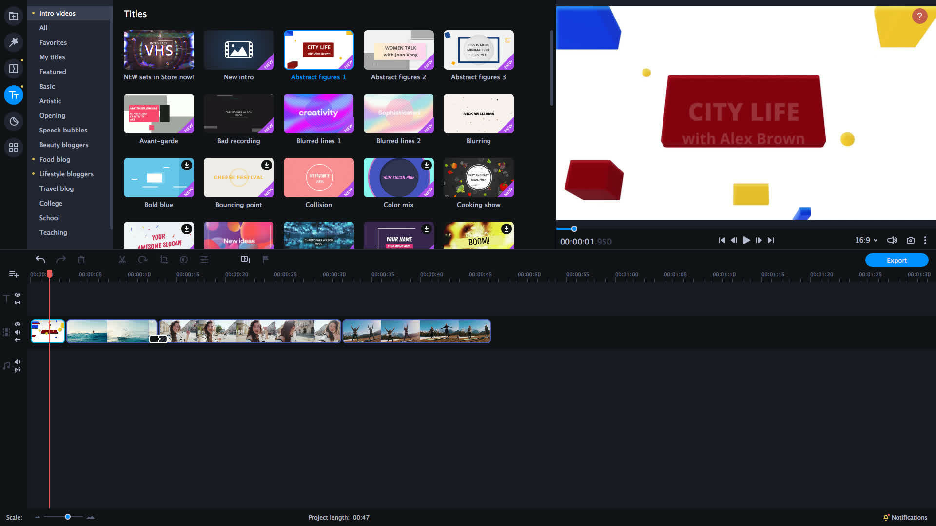Movavi Video Editor Plus 2021 Effects - Trendy Intro Set Steam Ключ