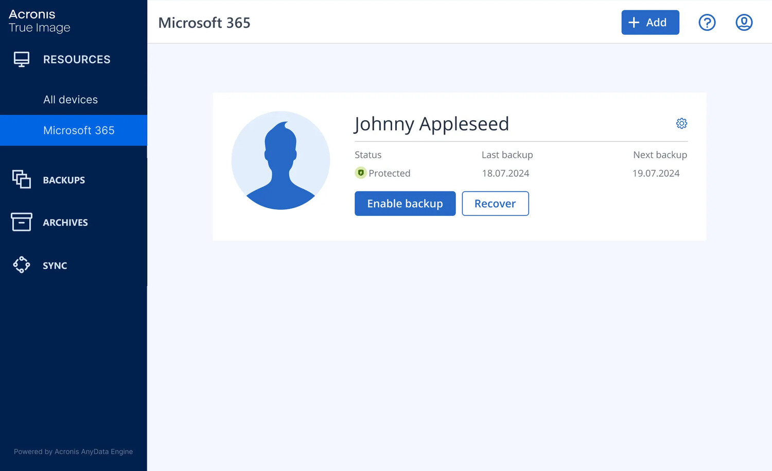 Acronis True Image 2025 Ключ (Perpetual Licence / 1 PC) • Цифровой ключ