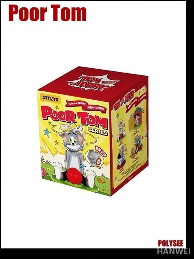 Фигурка Poor Tom Tom and Jerry Series, коллекционная игрушка, ABS пластик, для мальчиков, Том и Джерри