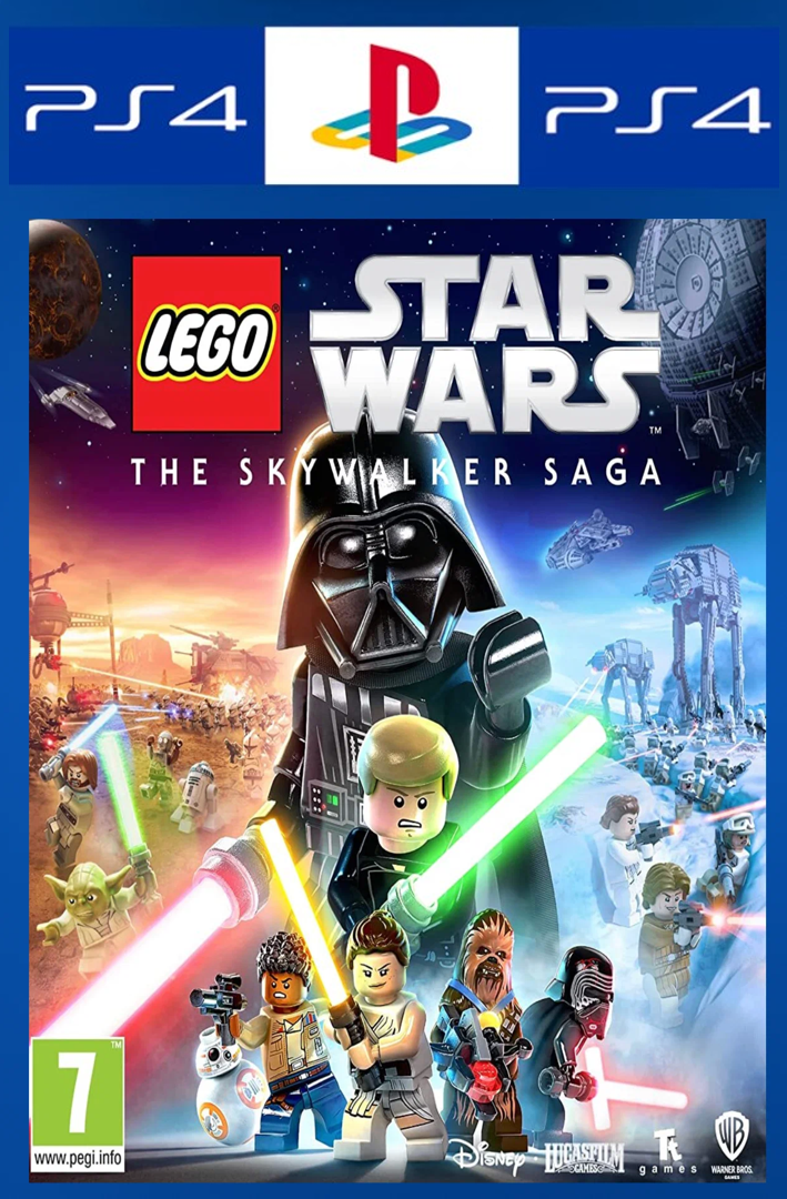 Игра LEGO Звездные Войны: Скайуокер. Сага для Playstation 4, Русский язык, Цифровая версия
