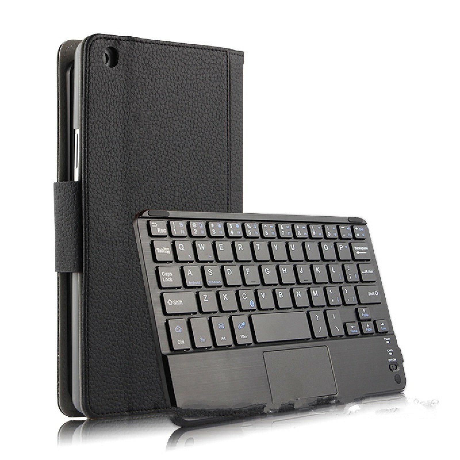 Клавиатура MyPads для HUAWEI MediaPad M5 Lite 8 64Gb LTE и WiFi беспроводная Bluetooth с кожаным чехлом