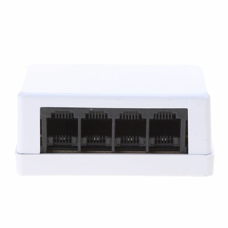 Одноточечный четырехточечный разветвитель телефонной станции RJ45- RJ11